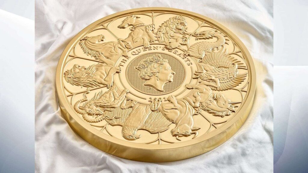 Royal Mint's biggest coin in history unveiled - Economy.pk
