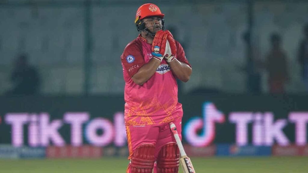 Azam Khan, a player for Islamabad United, pays tribute to his father as ...